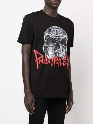 Philipp Plein Skull-print Short-sleeve T-shirt - Black