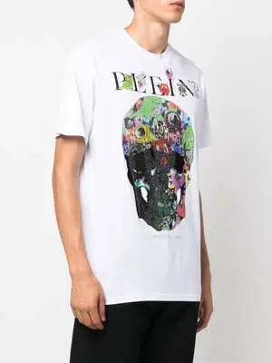 Philipp Plein Monsters Logo Print T-shirt