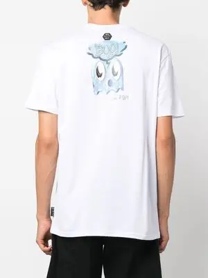 Philipp Plein Monsters Logo Print T-shirt