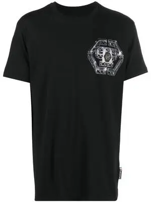 Philipp Plein Logo-print Short-sleeved T-shirt - Black