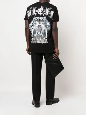 Philipp Plein Logo-print Short-sleeved T-shirt - Black