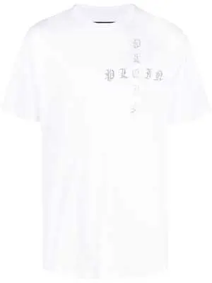 Philipp Plein Gothic Plein Short-sleeve T-shirt - White