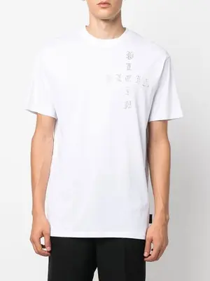 Philipp Plein Gothic Plein Short-sleeve T-shirt - White