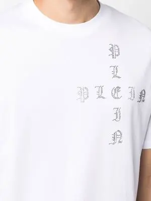 Philipp Plein Gothic Plein Short-sleeve T-shirt - White