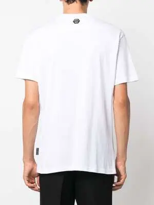 Philipp Plein Ss Skull Print T-shirt - White