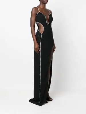 Philipp Plein Embellished Maxi Dress