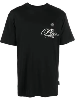 Philipp Plein Logo-print Short-sleeved T-shirt - Black