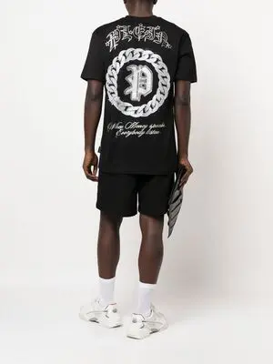 Philipp Plein Logo-print Short-sleeved T-shirt - Black