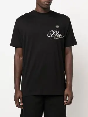 Philipp Plein Logo-print Short-sleeved T-shirt - Black