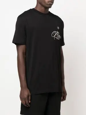 Philipp Plein Logo-print Short-sleeved T-shirt - Black