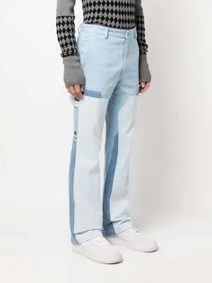 NAHMIAS Straight-leg Panelled Jeans