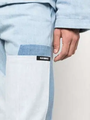 NAHMIAS Straight-leg Panelled Jeans