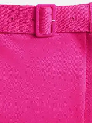 Ami Belted Midi Skirt