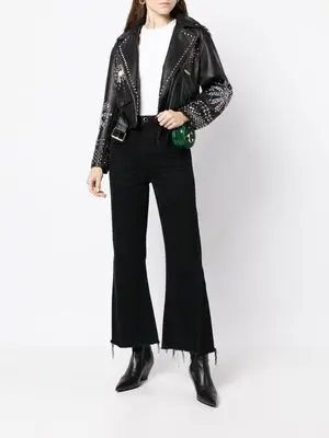 TEMPERLEY LONDON Zipped Biker Jacket