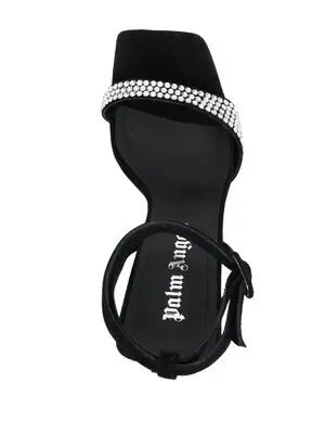 Palm Angels Palm Tree-heel Sandals - Black