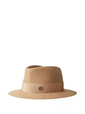 MAISON MICHEL André Fedora Hat - Brown