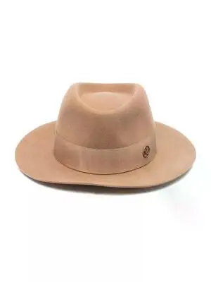 MAISON MICHEL André Fedora Hat - Brown