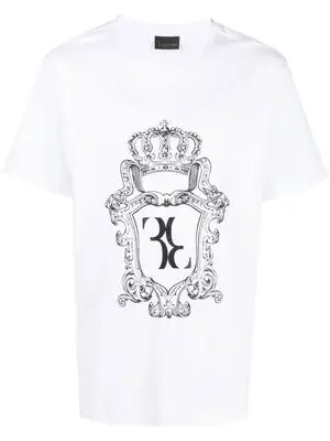 BILLIONAIRE Logo-print Cotton T-shirt - White