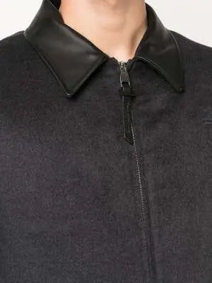BILLIONAIRE Crest-print Silk Bomber Jacket
