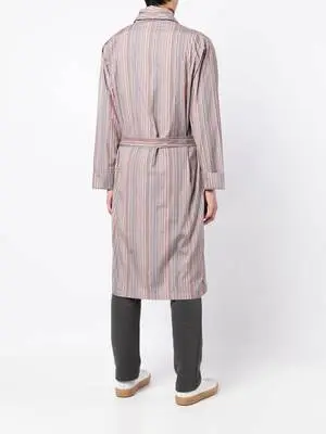 Paul Smith Artist Stripe Tie-waist Jacket - Multicolour