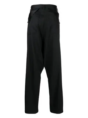 SULVAM Drop-crotch Trousers