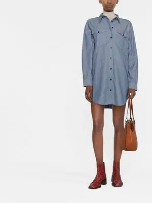 Isabel Marant Étoile Bridget Chambray Shirt Dress
