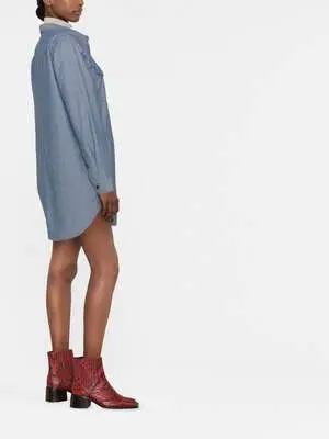 Isabel Marant Étoile Bridget Chambray Shirt Dress