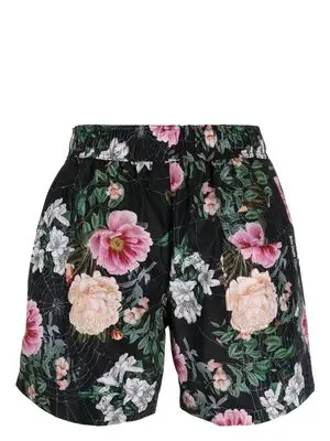 Palm Angels Spring Floral-print Swim Shorts