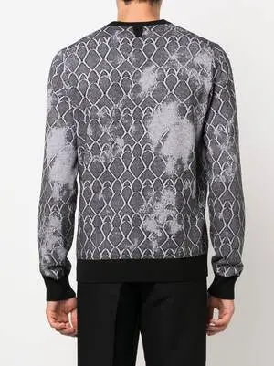 BILLIONAIRE Distressed Knitted Jumper