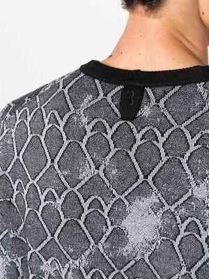 BILLIONAIRE Distressed Knitted Jumper