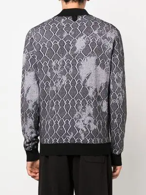 BILLIONAIRE Embroidered Logo-crest Bomber Jacket