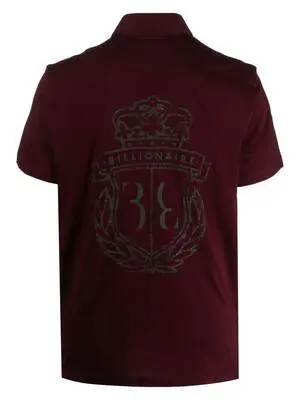 BILLIONAIRE Logo-print Cotton Polo Shirt