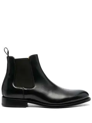 Sandro Round-toe Ankle Boots - Black