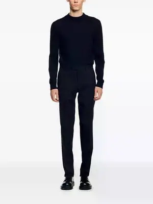 Sandro Slim-fit Tailored Trousers - Black