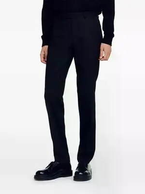 Sandro Slim-fit Tailored Trousers - Black