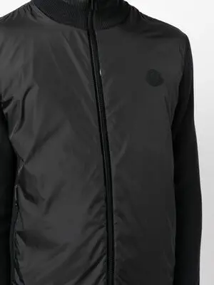 Moncler Logo-patch Knitted Cardigan