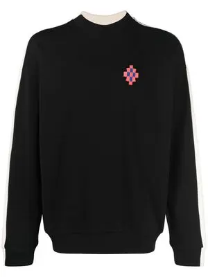 COUNTY OF MILAN Cross-patch Cotton Sweatshirt