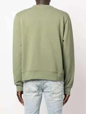 Amiri Logo Print Crew Neck Sweatshirt