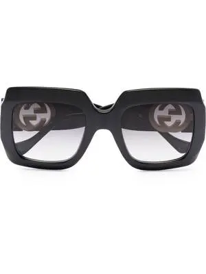Gucci Oversized Square Sunglasses - Black