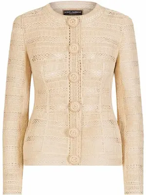 Dolce & Gabbana Embroidered Single-breasted Blazer