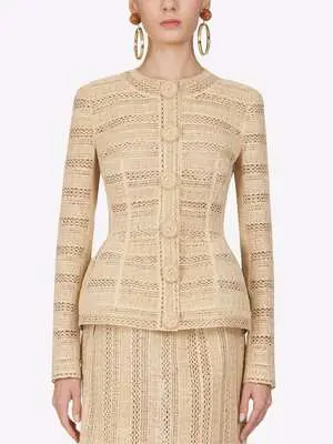 Dolce & Gabbana Embroidered Single-breasted Blazer