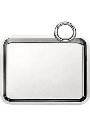 Christofle Vertigo Single-handle Rectangular Tray - Silver