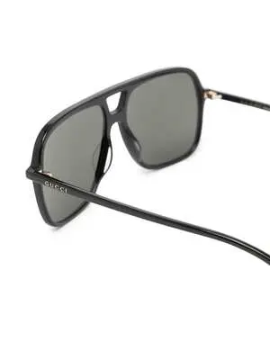 Gucci Navigator Frame Sunglasses - Black