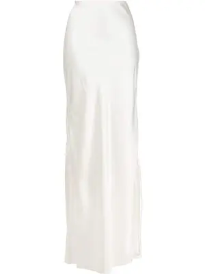 Saint Laurent Long Silk Skirt