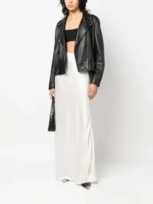 Saint Laurent Long Silk Skirt
