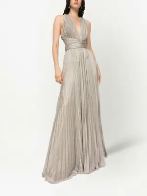 Dolce & Gabbana Lamé-effect Maxi Dress