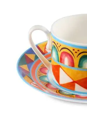 Dolce & Gabbana Caretto-pattern Porcelain Tea-set