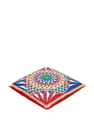 Dolce & Gabbana Geometric-embroidered Medium Cushion
