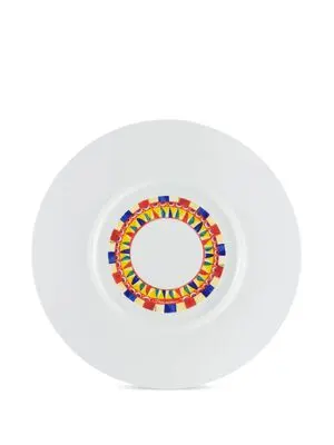 Dolce & Gabbana Carretto-print Porcelain Platter