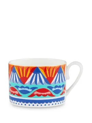 Dolce & Gabbana Geometric-pattern Porcelain Tea-set